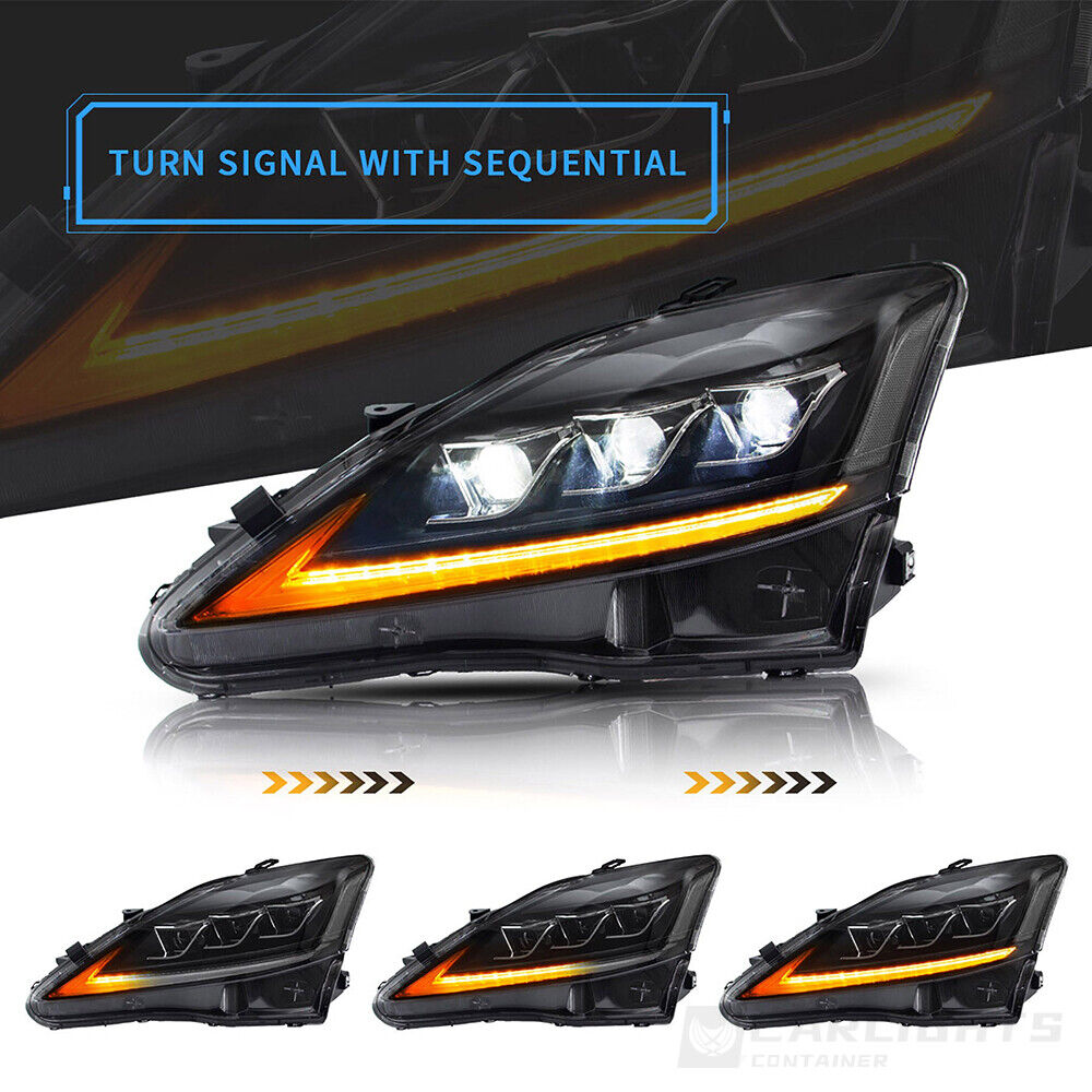 Autunik.co.uk - Projector FULL LED Headlights - For 2006-2013 Lexus ...